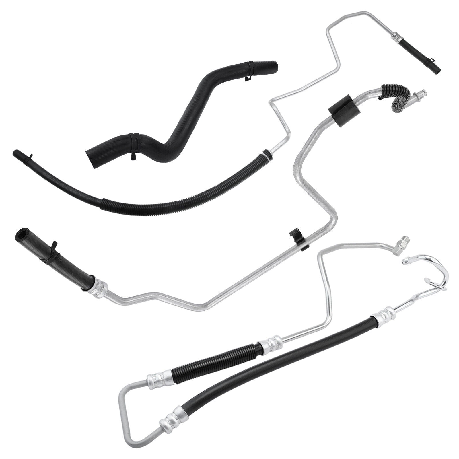 4x New Power Steering Pressure Return Reservoir Hose for Lincoln ...
