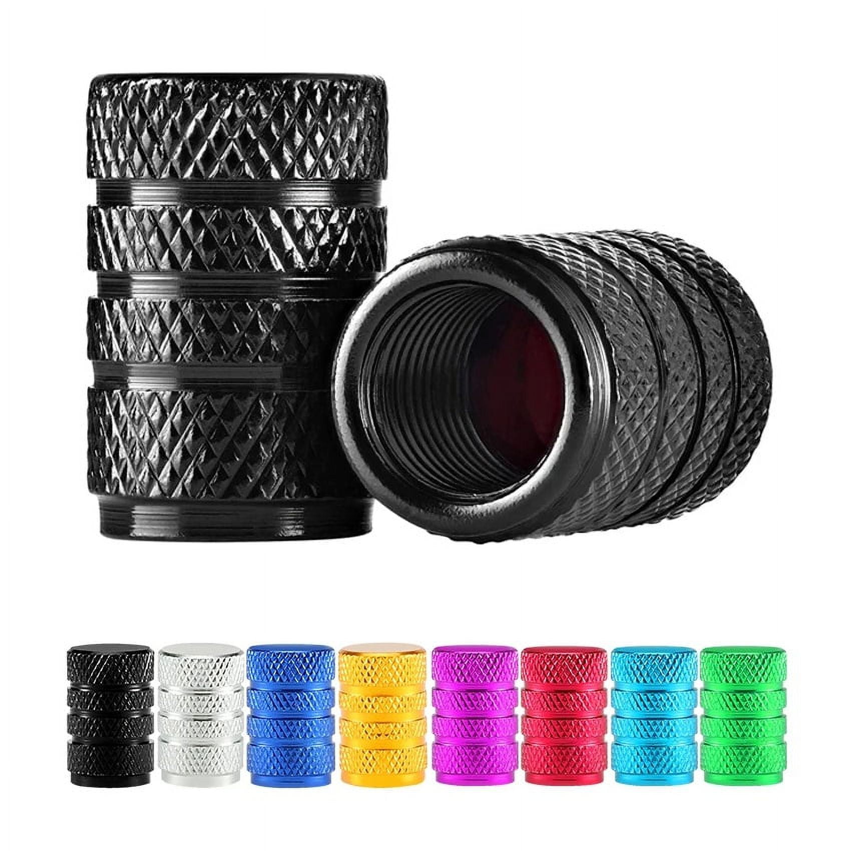 Lindmeyers Aluminum Valve Stem Caps, Set of 4, Rust-Free, Universal Fit ...