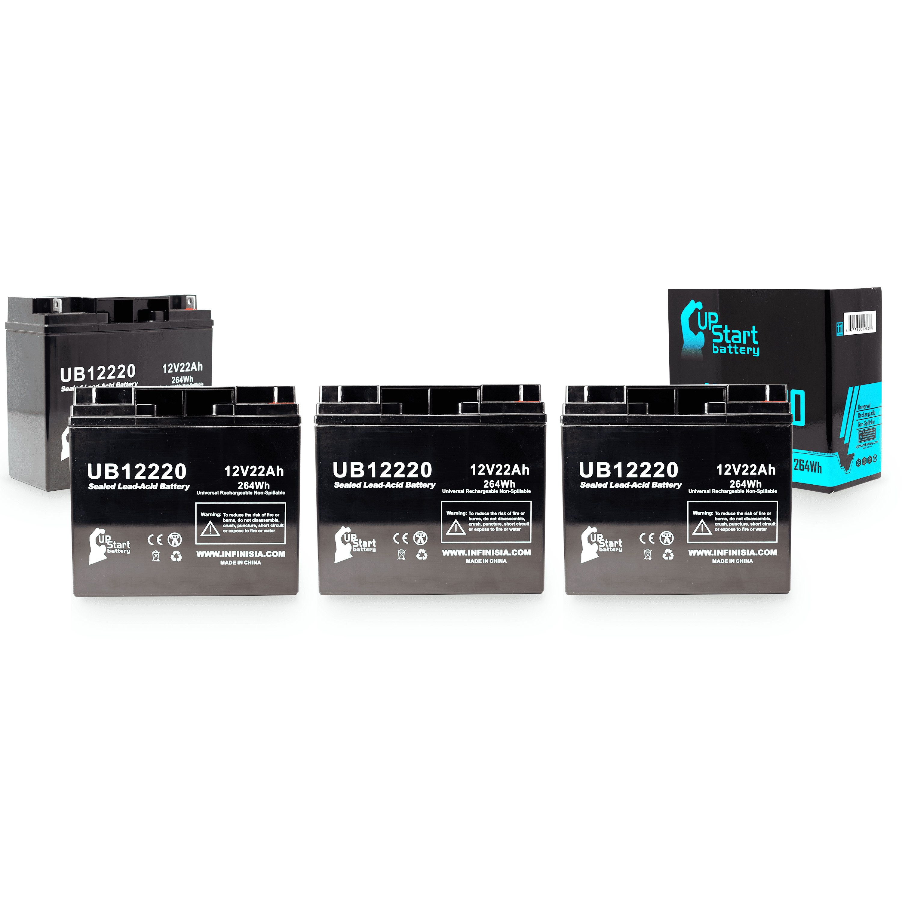 4x Pack - Compatible APC SMART-UPS 3000VA USB SUA3000 Battery ...