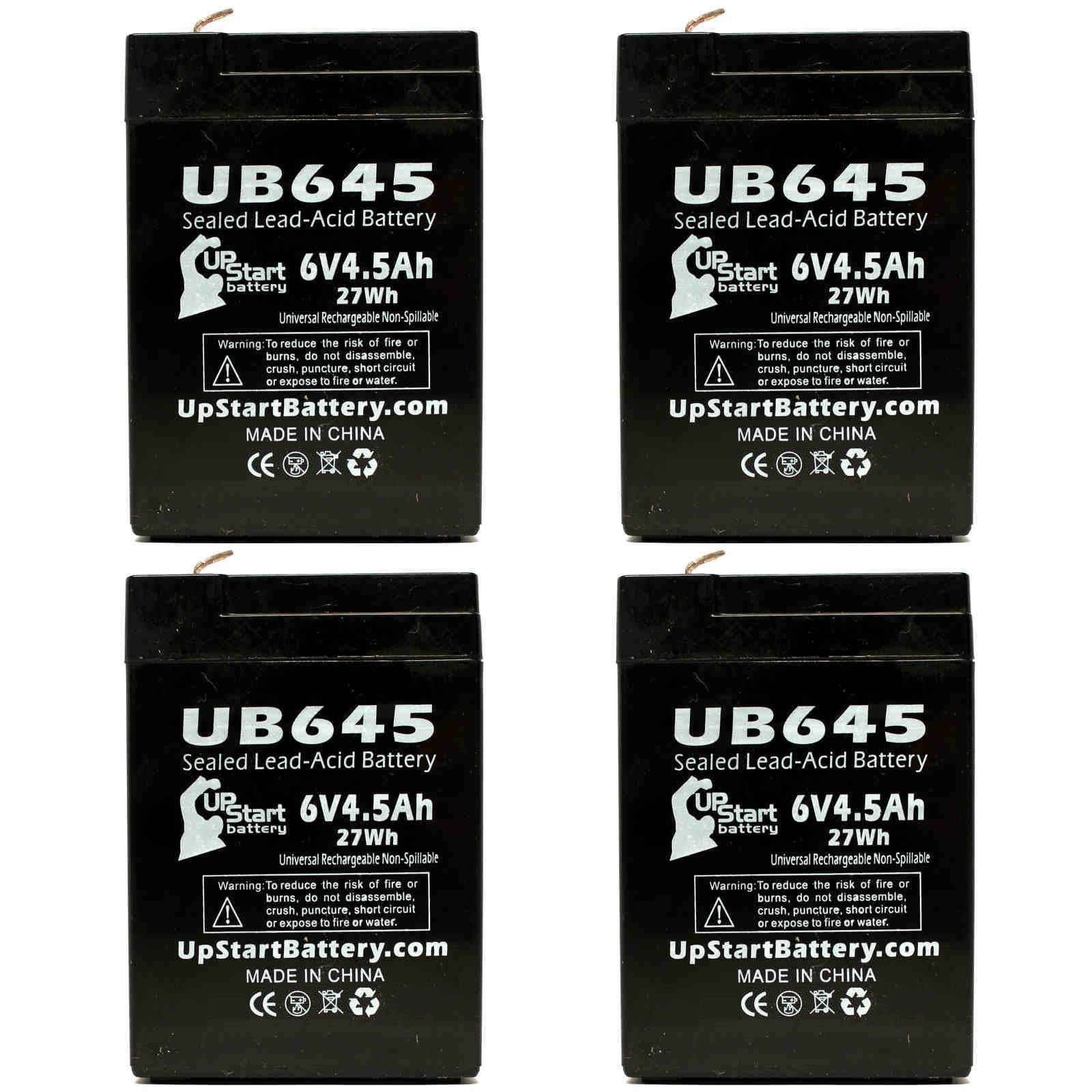 4x Pack - Compatible C & D Batteries GP642 Battery - Replacement UB645 ...