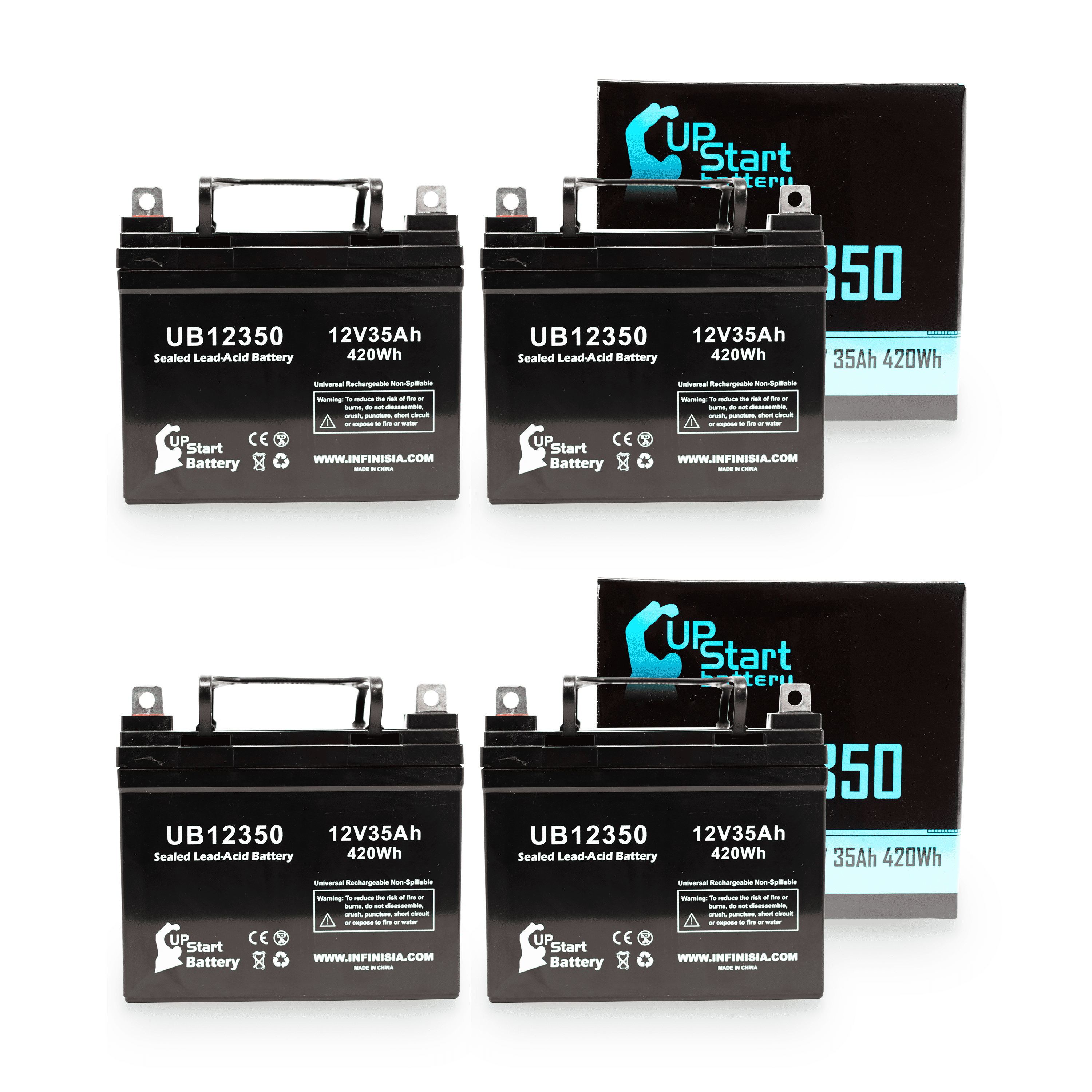 4x Pack - Compatible Pace Saver Espree Atlas Battery - Replacement ...