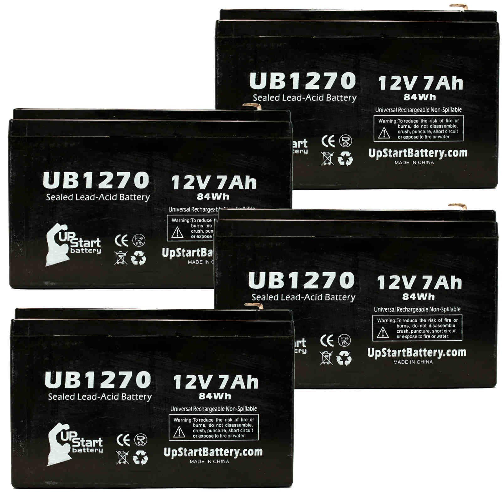 4x Pack - Compatible Ultra Tech UT1270 Battery - Replacement UB1270 ...