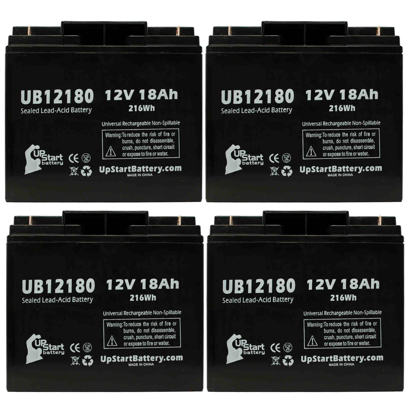 4x Pack - Compatible Shing Yang Power POWER SY12170 Battery ...