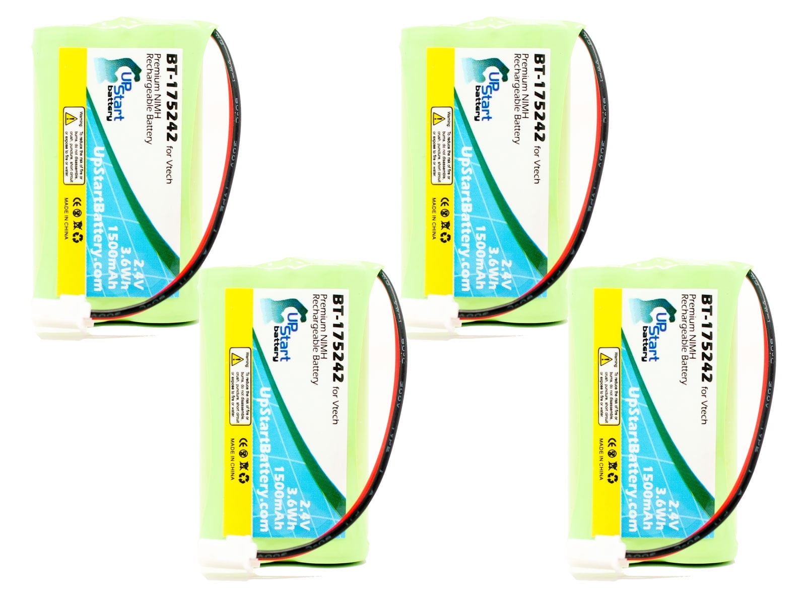 4x Pack - UpStart Battery VTech CS-6129-2 Battery - Replacement for ...