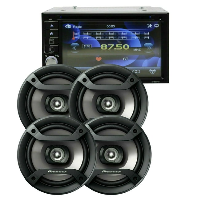 Pioneer Automotive Car Audio Stereo System: 4x 200w 6.5" Speakers, 6.2 ...
