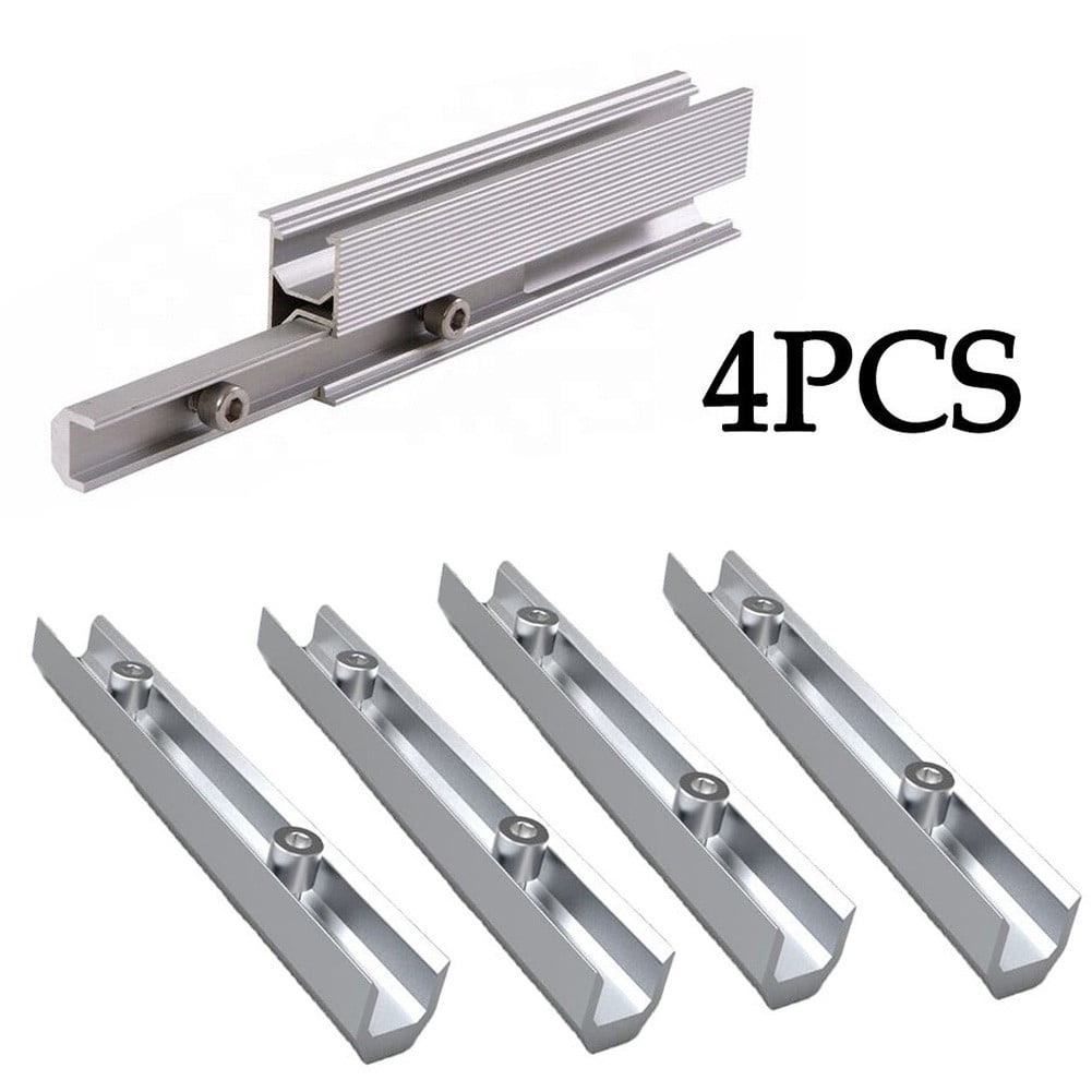 4x Profile Connector PV Rail Solar 14cm Aluminum Rail Connector With ...