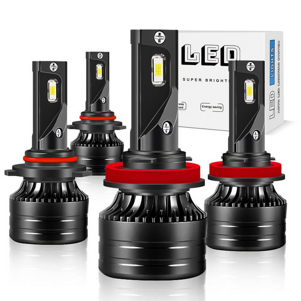 4x Quayub Combo LED Bulbs for 2015-2020 Ford Expedition Headlight ...