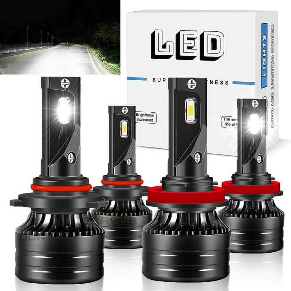 4x Quayub Combo LED Bulbs for 2015-2020 Honda CR-V Headlight Lights - Walmart.com