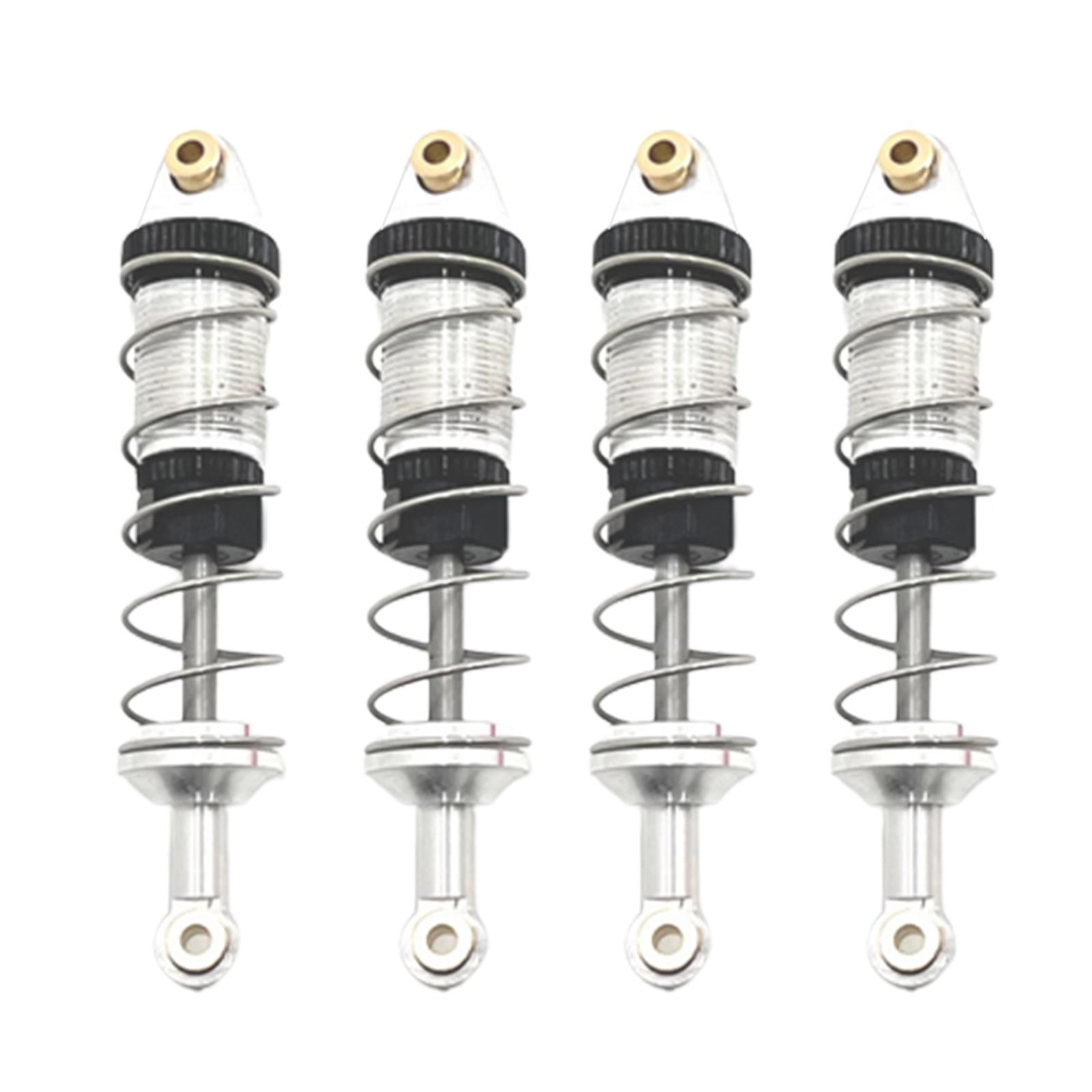 4x RC Shock Absorber, Front and Rear RC Shocks Damper Replacement Parts ...