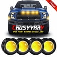 4x Raptor Style Amber LED Grille Fog Lights For Toyota FJ Cruiser ...