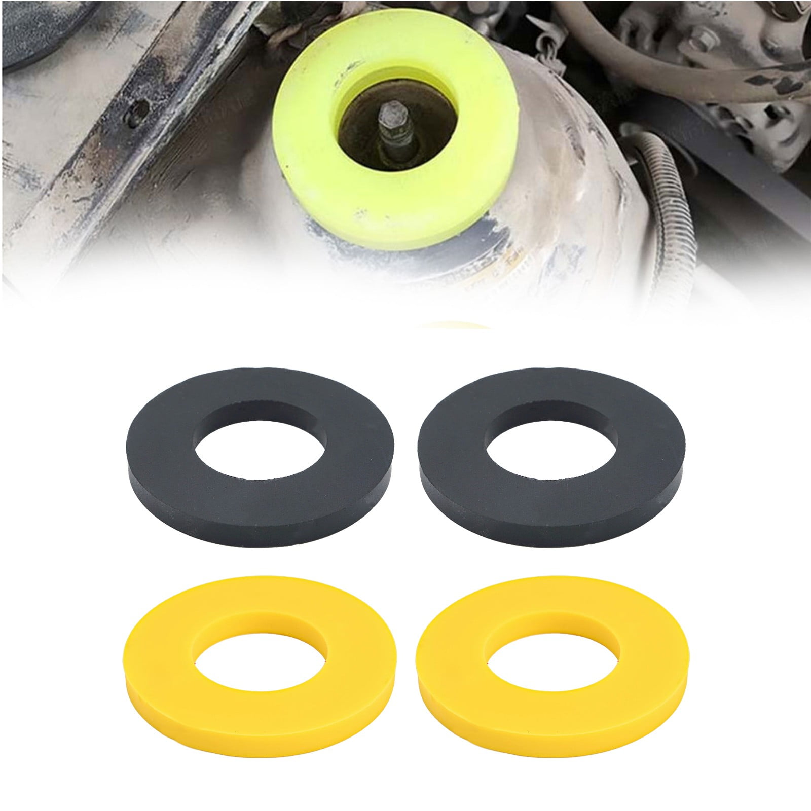 4x Rubber Strut Top Mount Bearing Washer for Car Suspension Steering ...