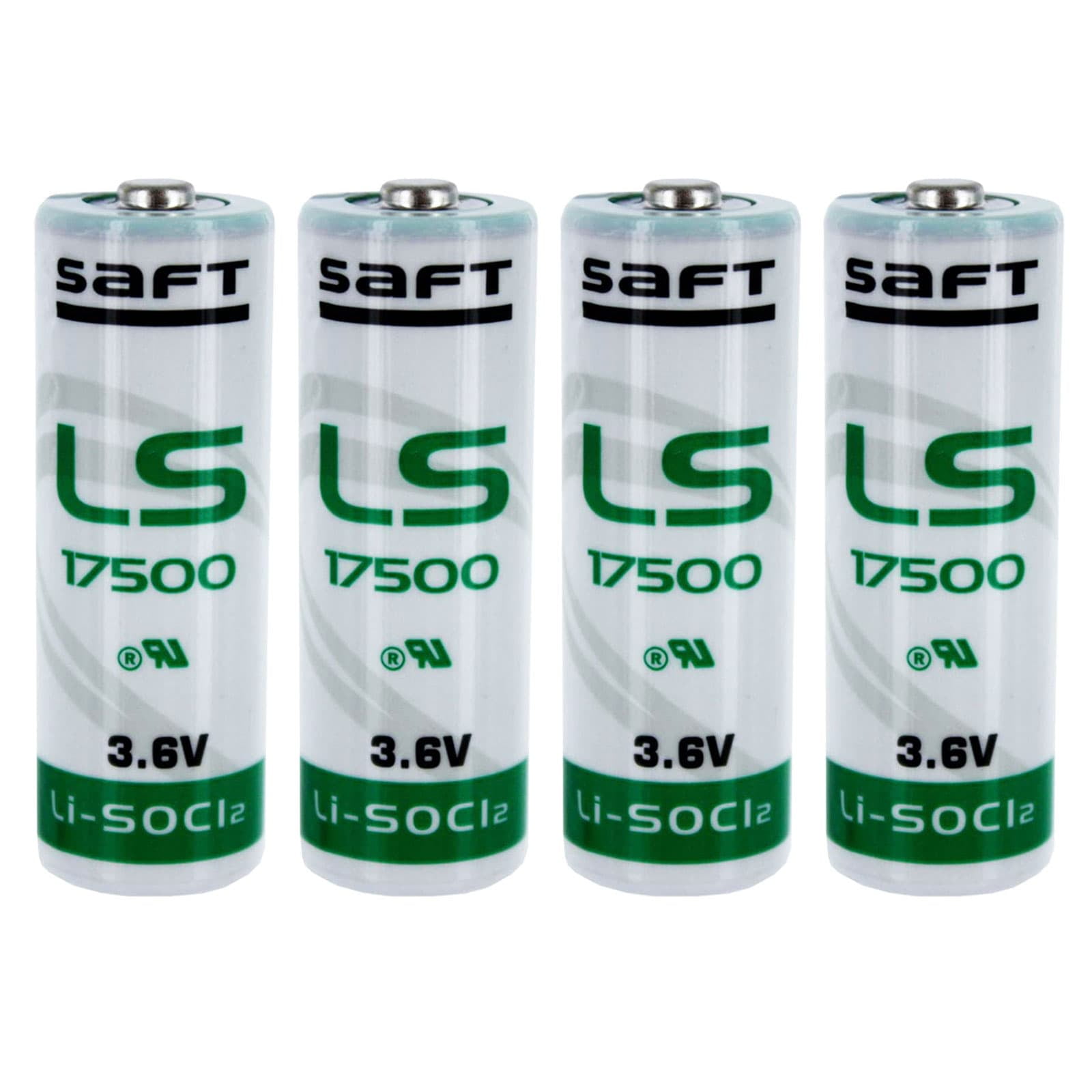 4x SAFT LS17500 A 3.6V Lithium Thionyl Chloride (Li-SOCl2) Battery - Walmart.com