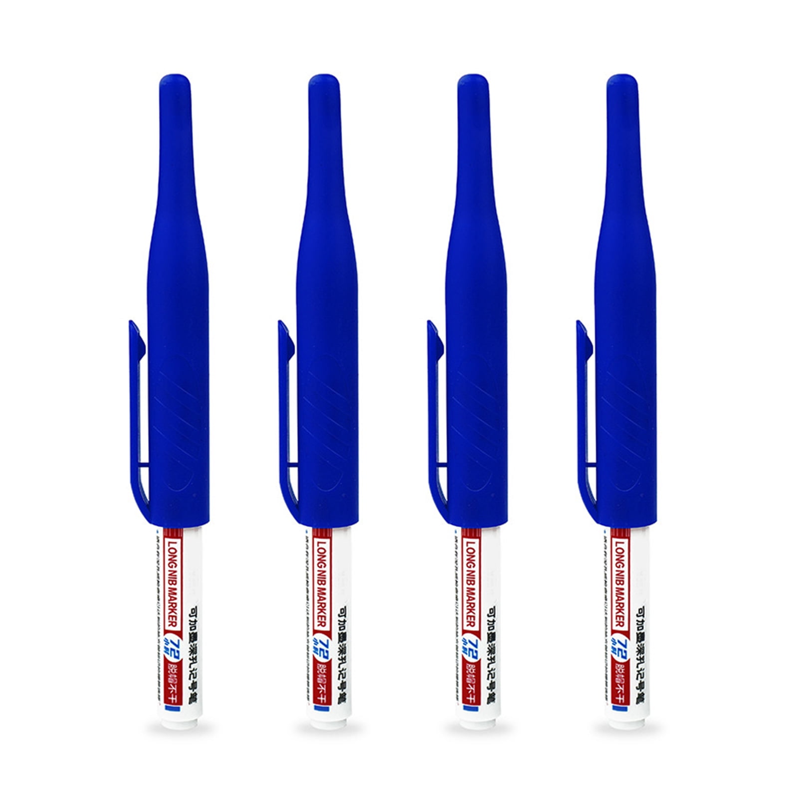 4x/Set Waterproof Deep Hole Marker Pens Multi-purpose Deep Reach ...