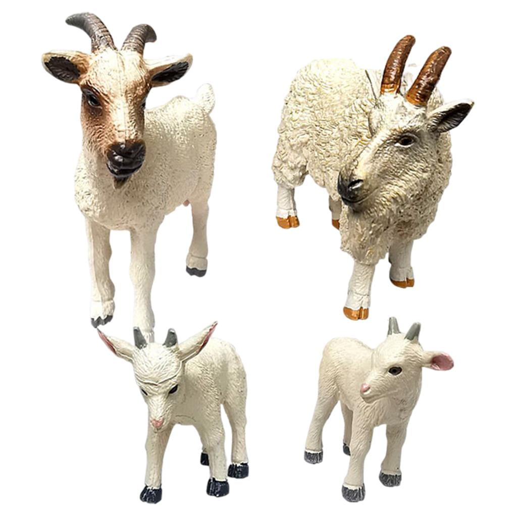 4x Simulation Animal Model Kids Educational Toys Pretend Toys Science ...