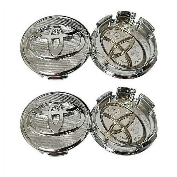 4x TOYOTA WHEEL RIM RIMS CENTER HUB CAP CAPS CHROME LOGO 57MM PRIUS ...