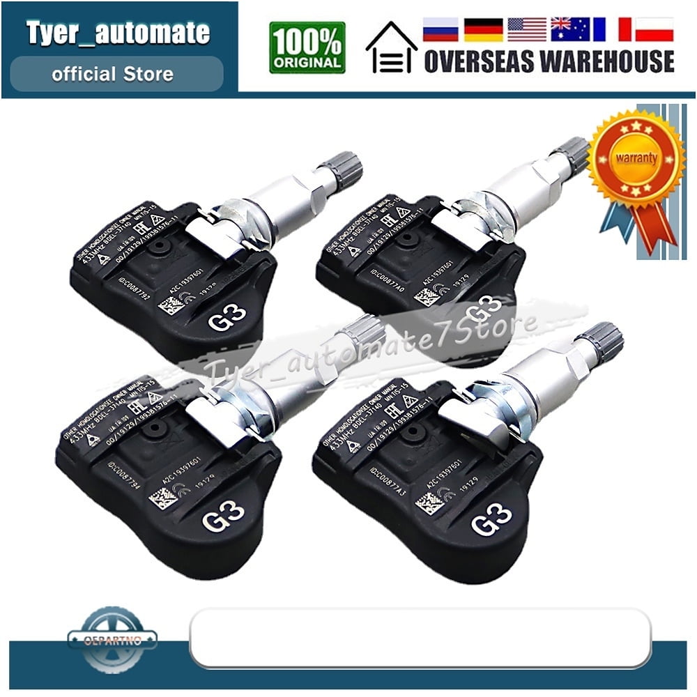 4x TPMS for Mazda CX-30 3 (BP) 2019-2024 Tire Pressure Sensor BDEL37140 ...