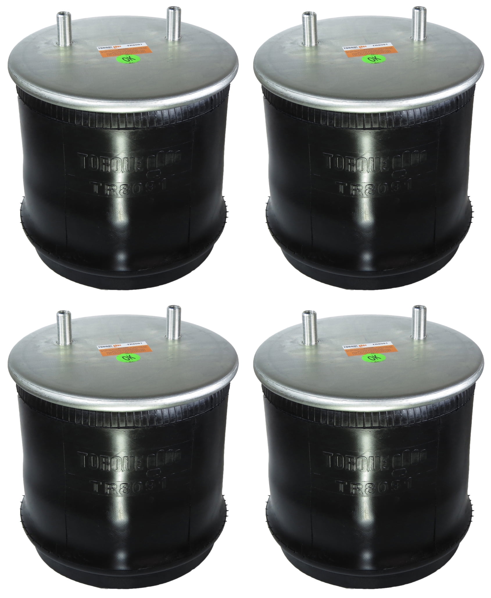 4x Trailer Air Spring Bags Replace W01-358-8091 Hendrickson S-20901 S ...
