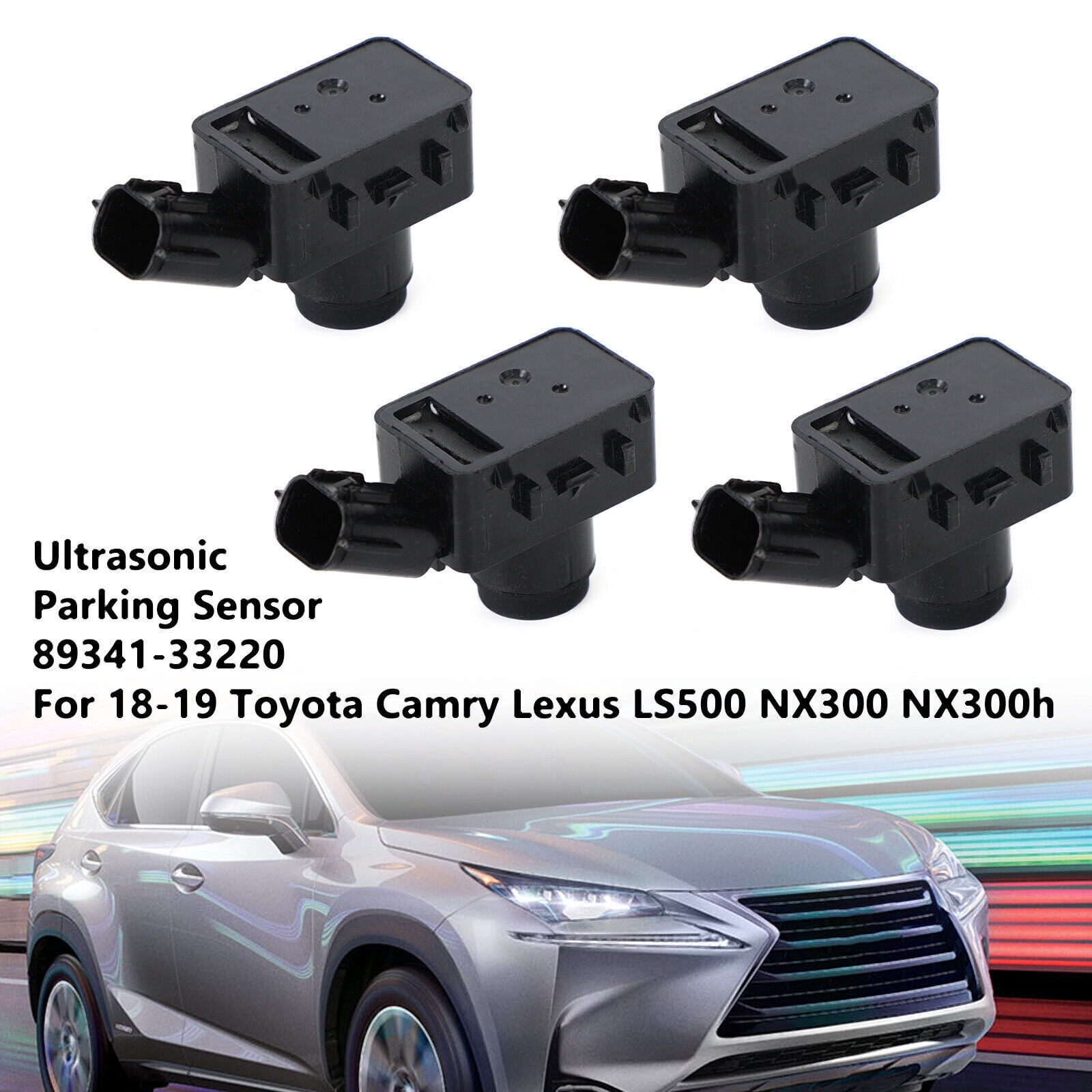 4x Ultrasonic Parking Sensor For Toyota Camry Lexus LS500 NX300 NX300h ...