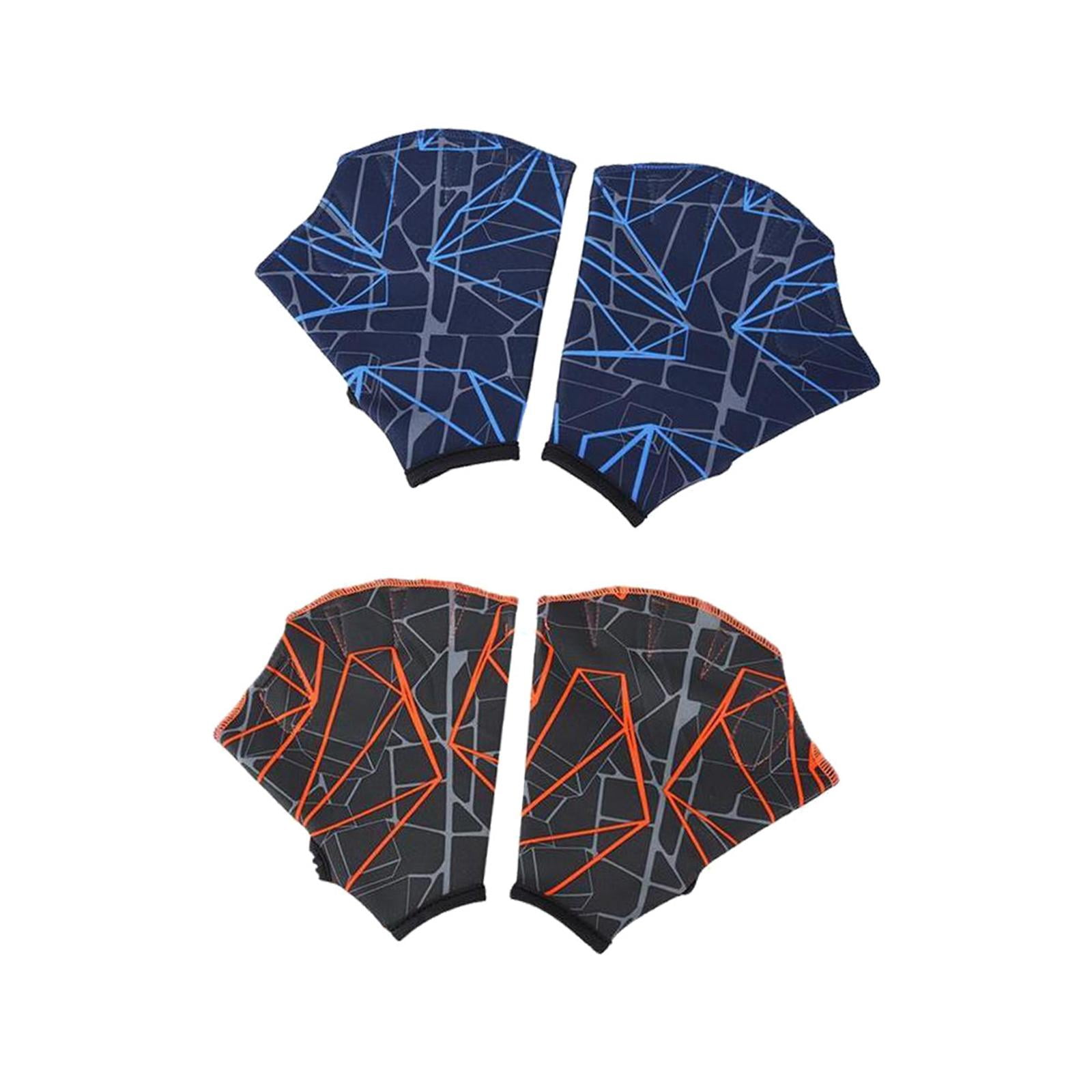 4x Unisex Frog Type Girdles Swimming Hand Fins Fitness Paddle Webbed ...