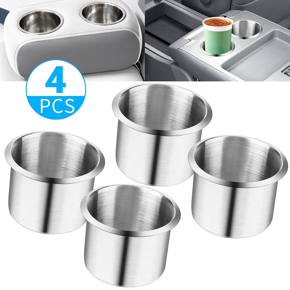 4x Universal Stainless Steel Cup Drink Holder for Car/Truck/Camper/RV ...