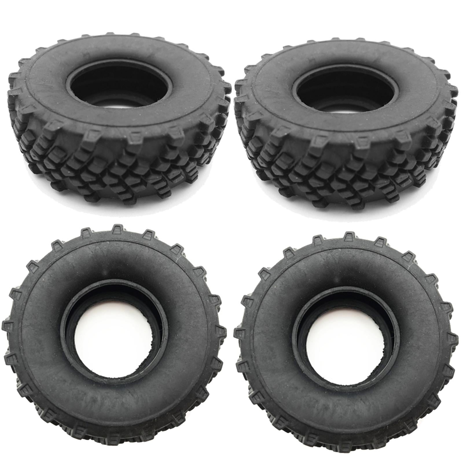 4x Upgrade RC Car Quality Soft Rubber Tyres for WPL All Terrain Types ...