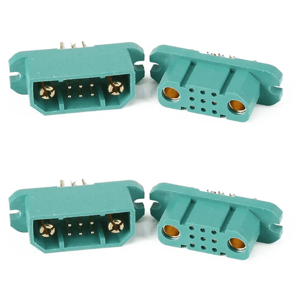 4x VTOL MPX Connector 9+2 with Power Male Female Portable Dual Power ...