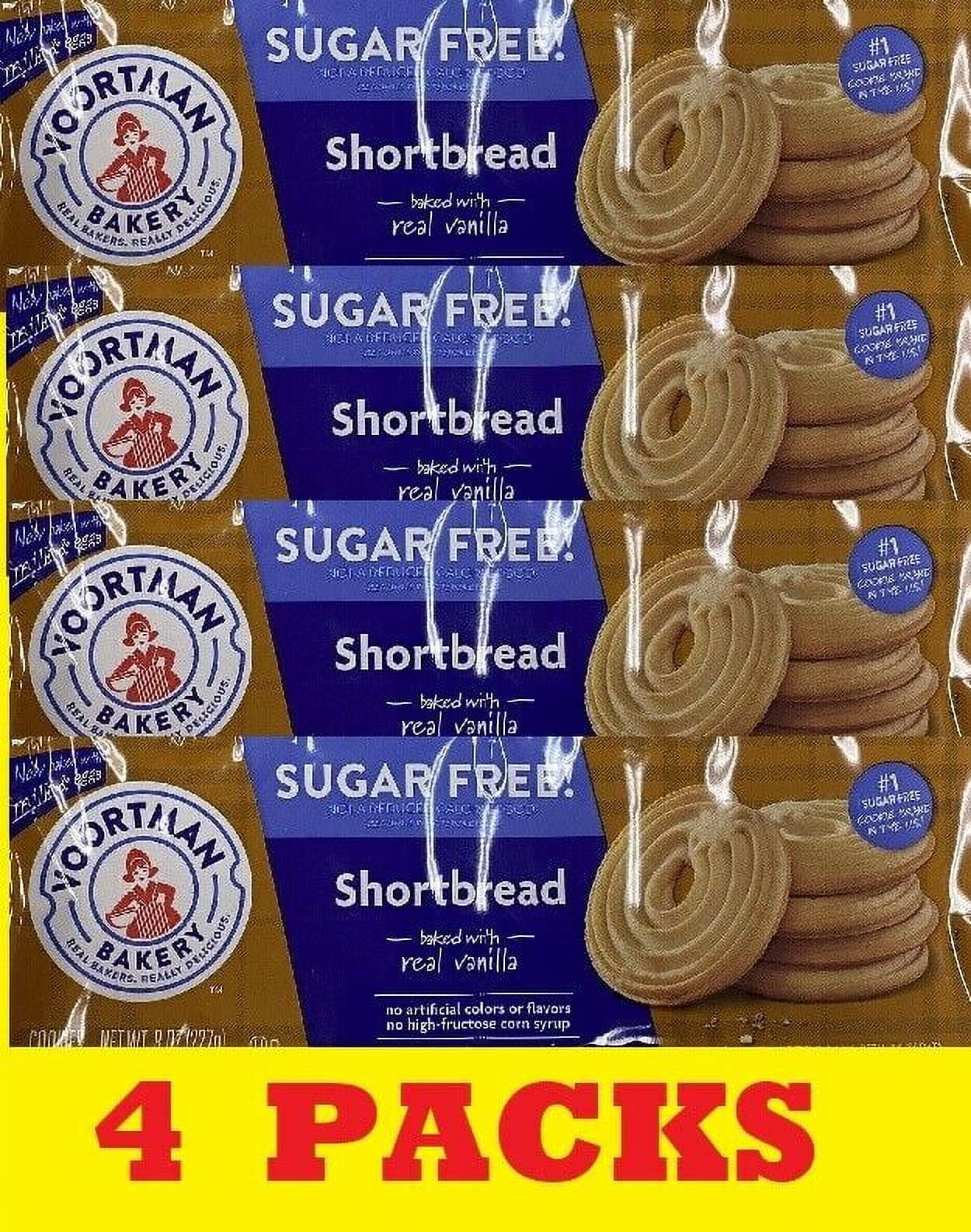 4x Voortman Bakery SUGAR FREE Shortbread Cookies 8 Oz Pack NEW - 4 ...