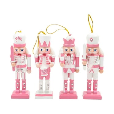 Set of 6 Christmas Wooden Nutcracker Soldier with Weapons ornament ...
