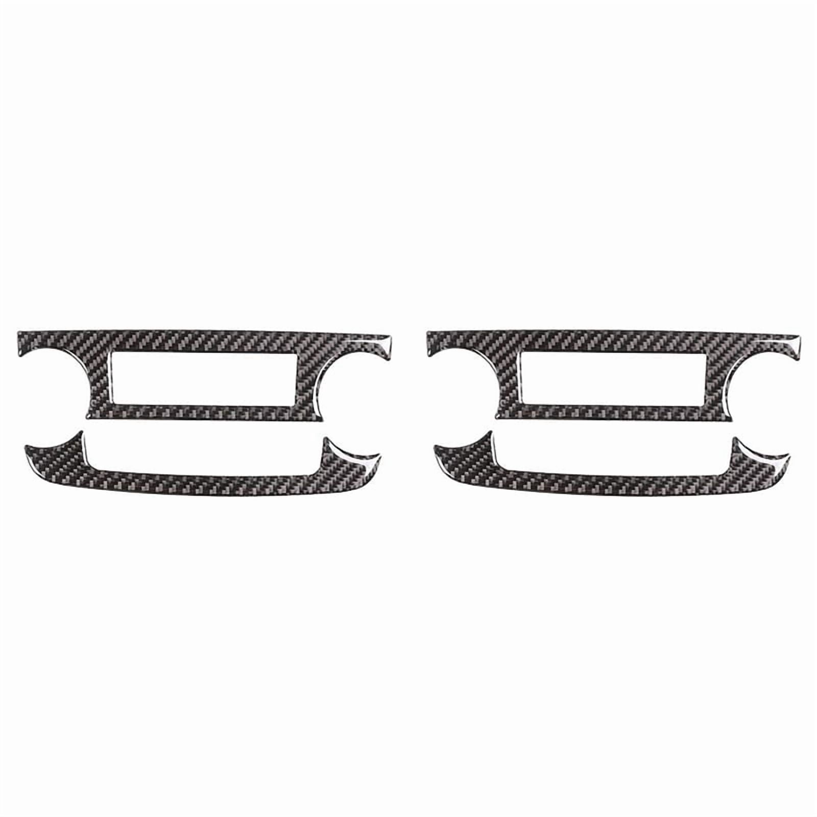 4x for -V 2007-2011 Soft Carbon Fiber Sticker Central Control Air ...