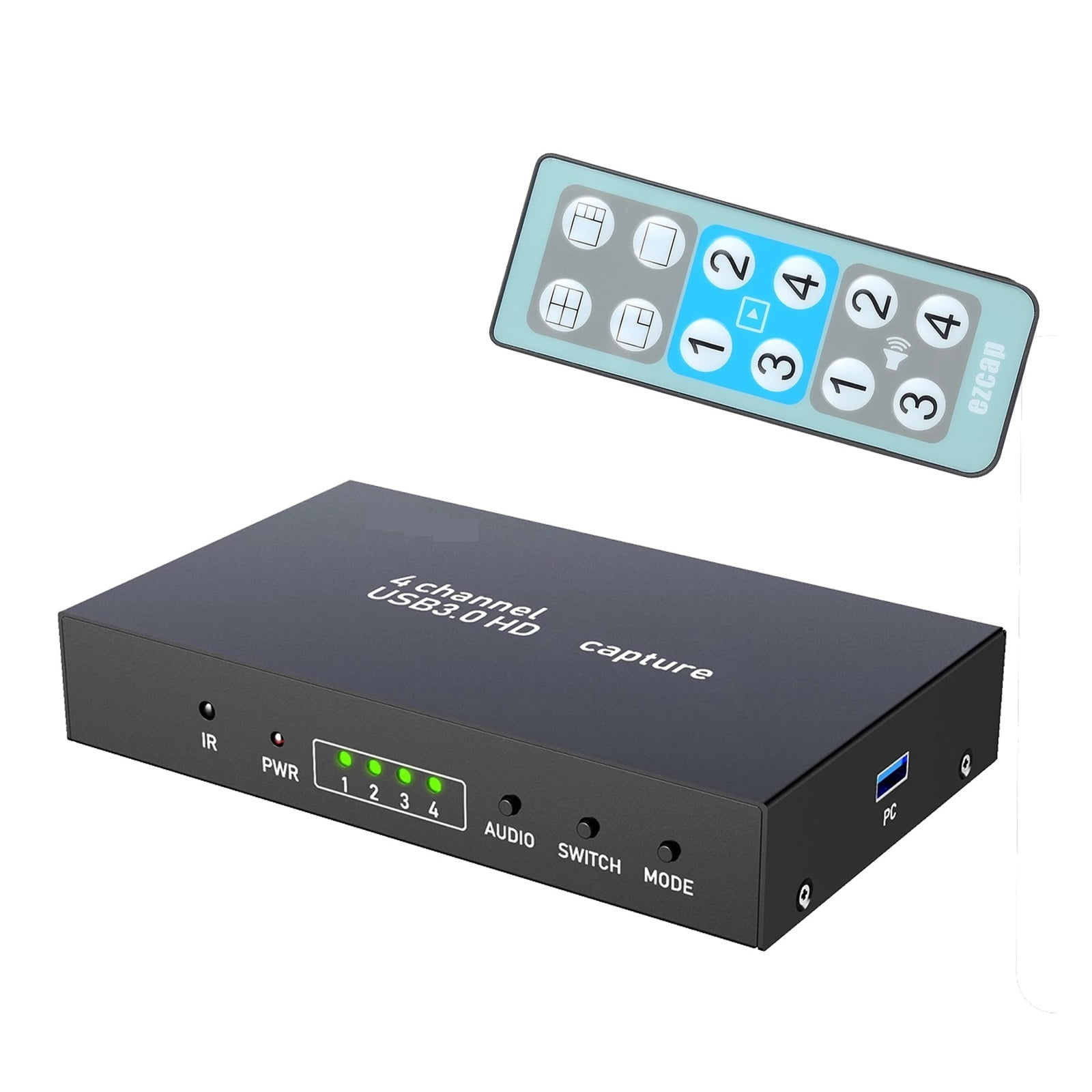 4x1 HD 1080P 60fps USB3.0 Video Capture Card Game Recording Box PC HD ...