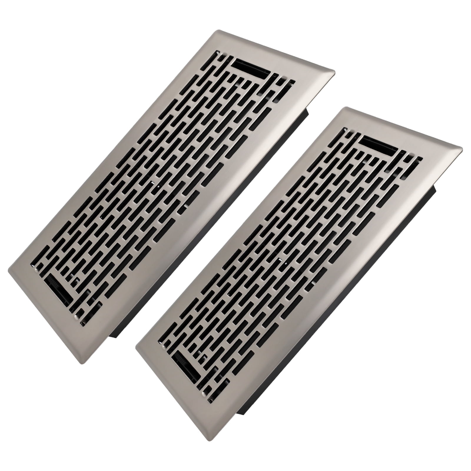 4x10 Inches 2 Pack Heavy Duty Walkable Floor Register - Easy Adjust Air ...