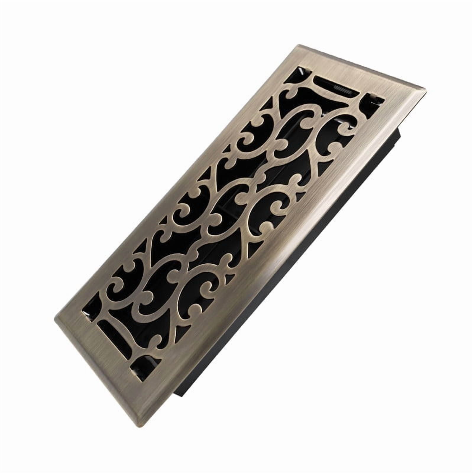 4x10 Inches Heavy Duty Walkable Floor Register - Easy Adjust Air Supply ...