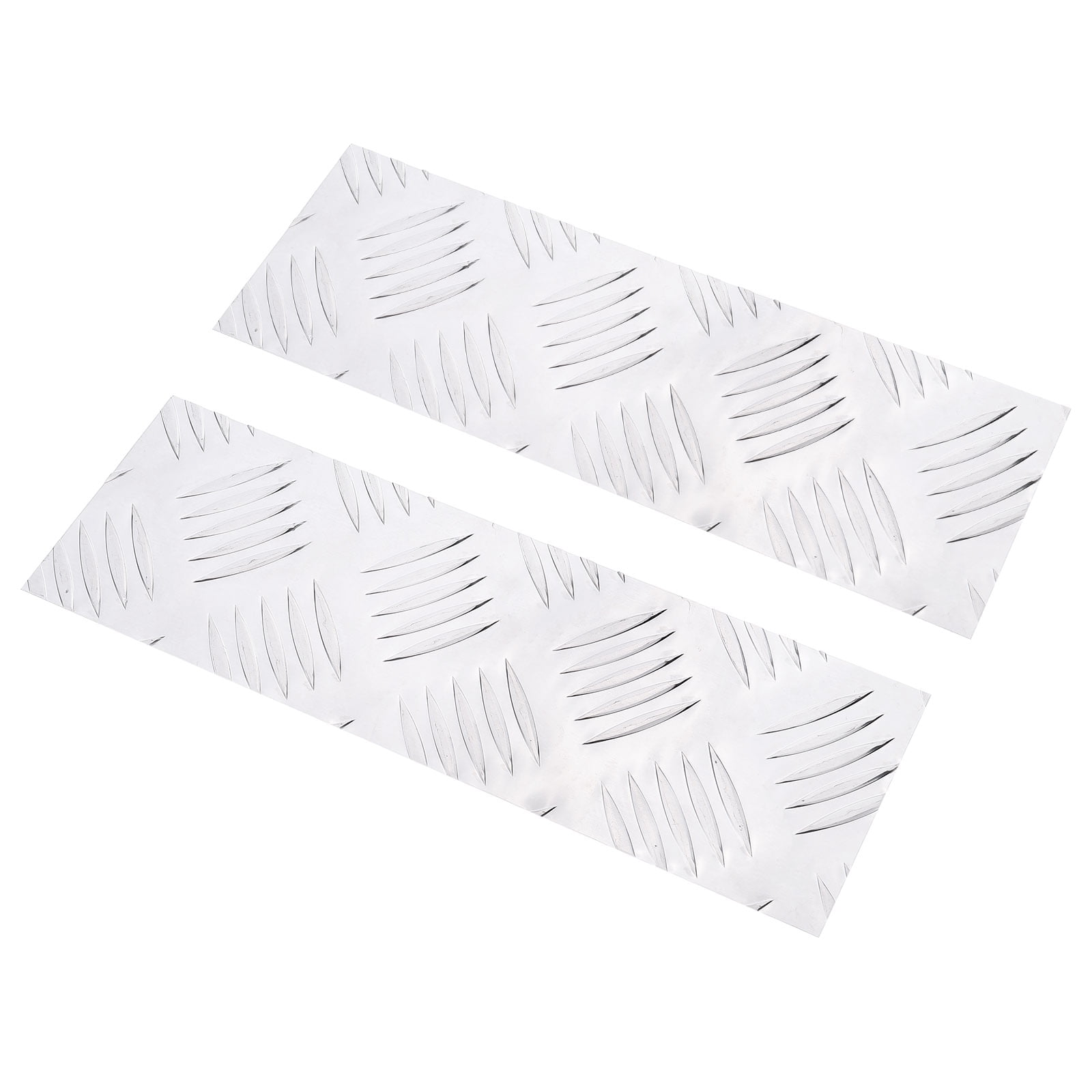 4x12 Inch Diamond Plate Aluminum, 2 Pcs Aluminum Diamond Tread Plate ...