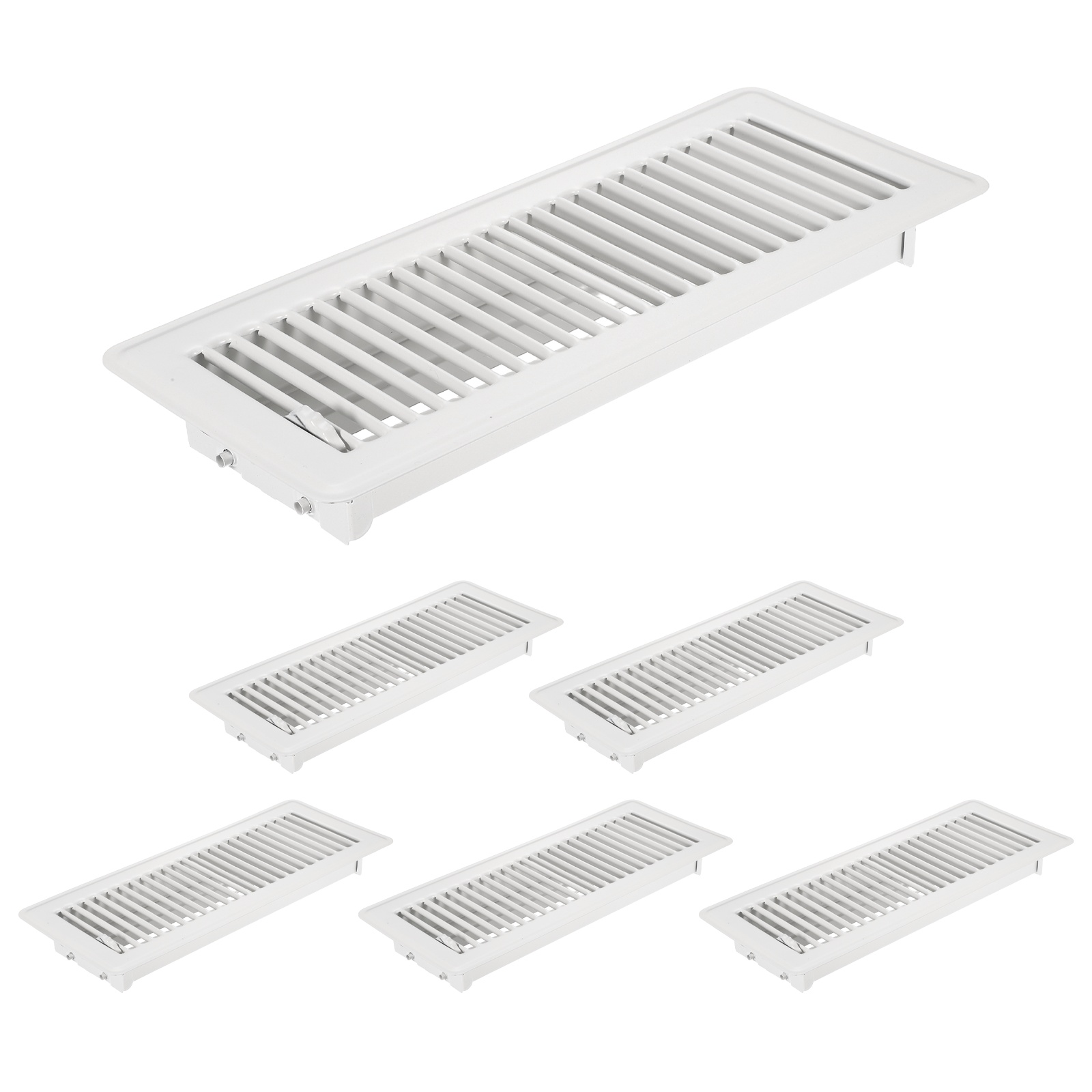 4x12 Inch Floor Vent Covers, Floor Registers Metal Walkable Air Vent ...