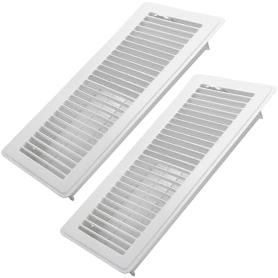 4x14 Inch Floor Register 2 Pack, Heavy Duty Steel Walkable Floor Vents ...