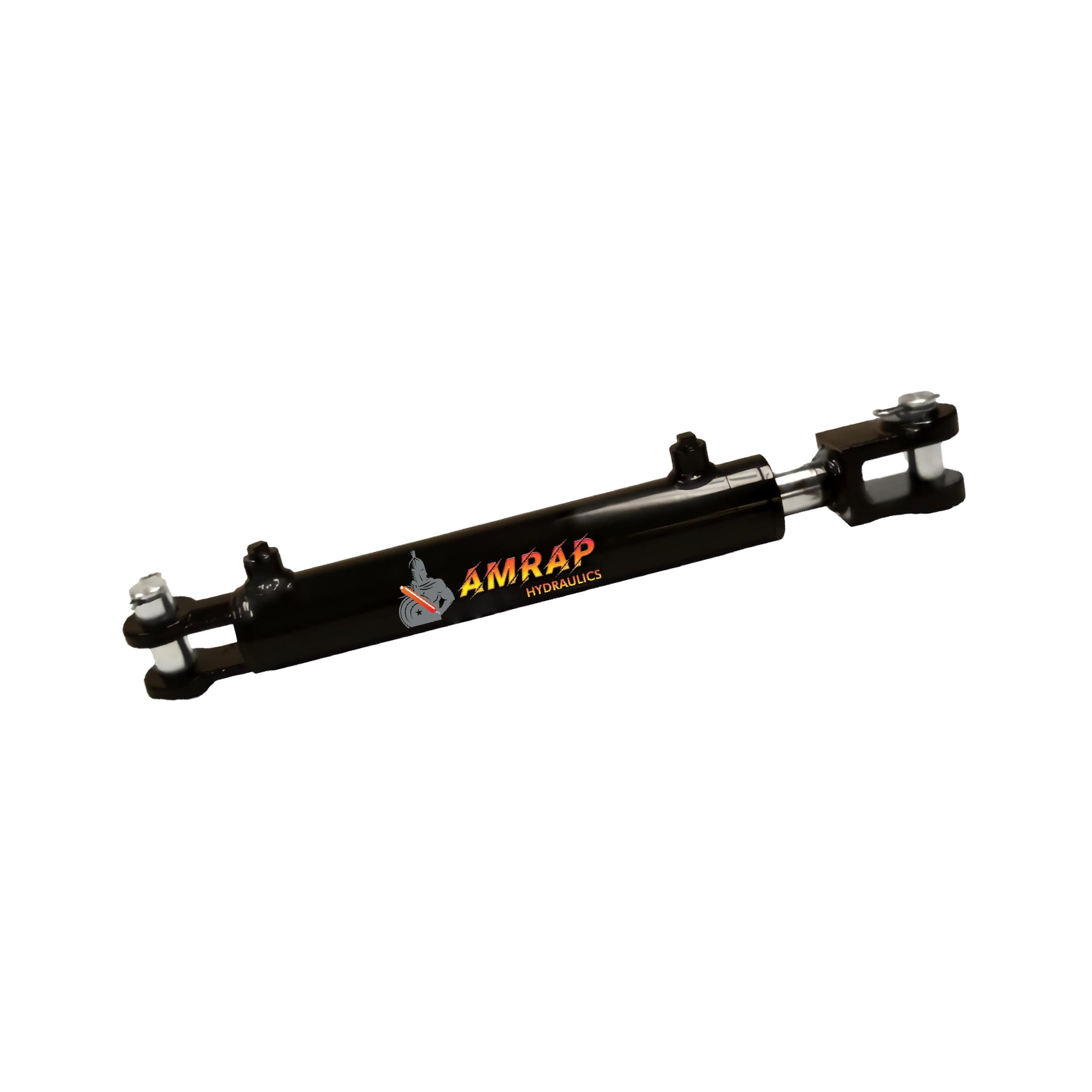 4x16 Hydraulic Cylinder - 4 Bore 16 Stroke Double Acting Welded Clevis ...