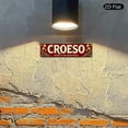 4x16 Inch Aluminum Metal Sign, Croeso Welcome Pub Wall Decor with Welsh ...