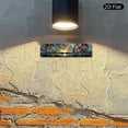 4x16 Inch Aluminum Wall Art, Magical Glowing Book and Abstract Mosaic ...