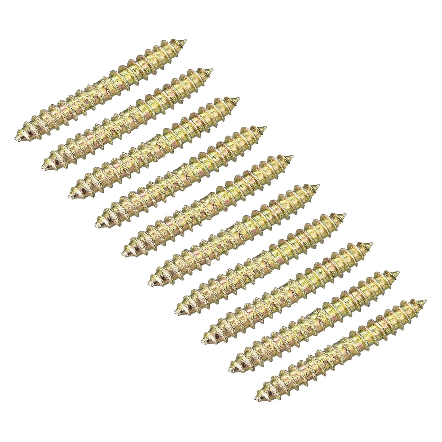 4x18mm Hanger Bolts, 12pcs Double Ended Self-Tapping Thread Wood to ...