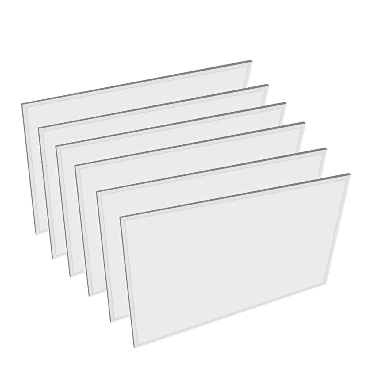 4x2’ Flat Panel LED Light 5 Power/CCT Adjustable 35/40/50/60/72W, 5700k ...