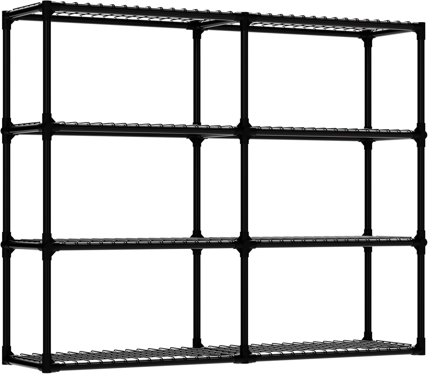 4x2-Shelf Shelving Unit Heavy Duty Standing Storage Shelf Units for ...