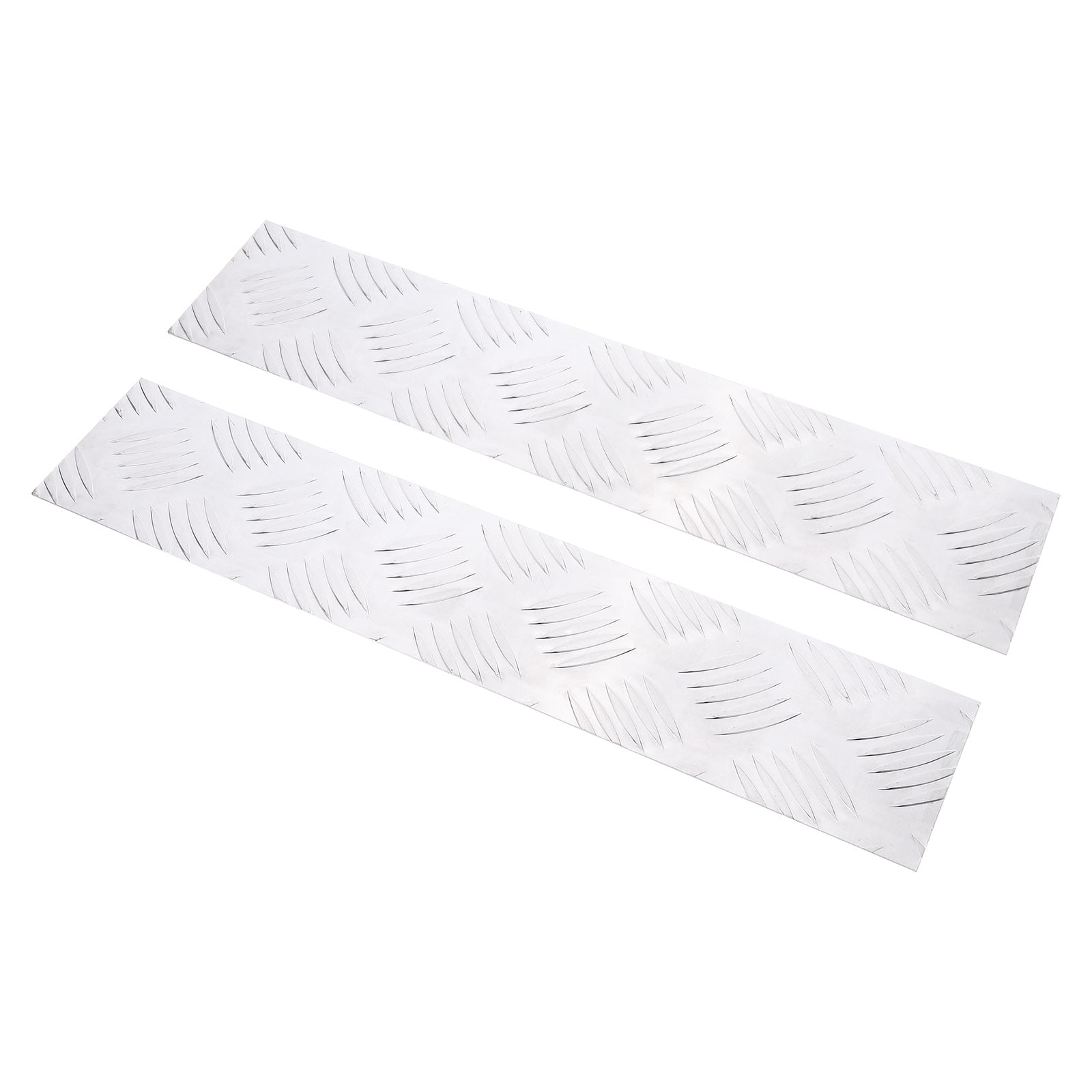 4x20inch Diamond Plate Aluminum, 2 Pcs Aluminum Diamond Tread Plate ...