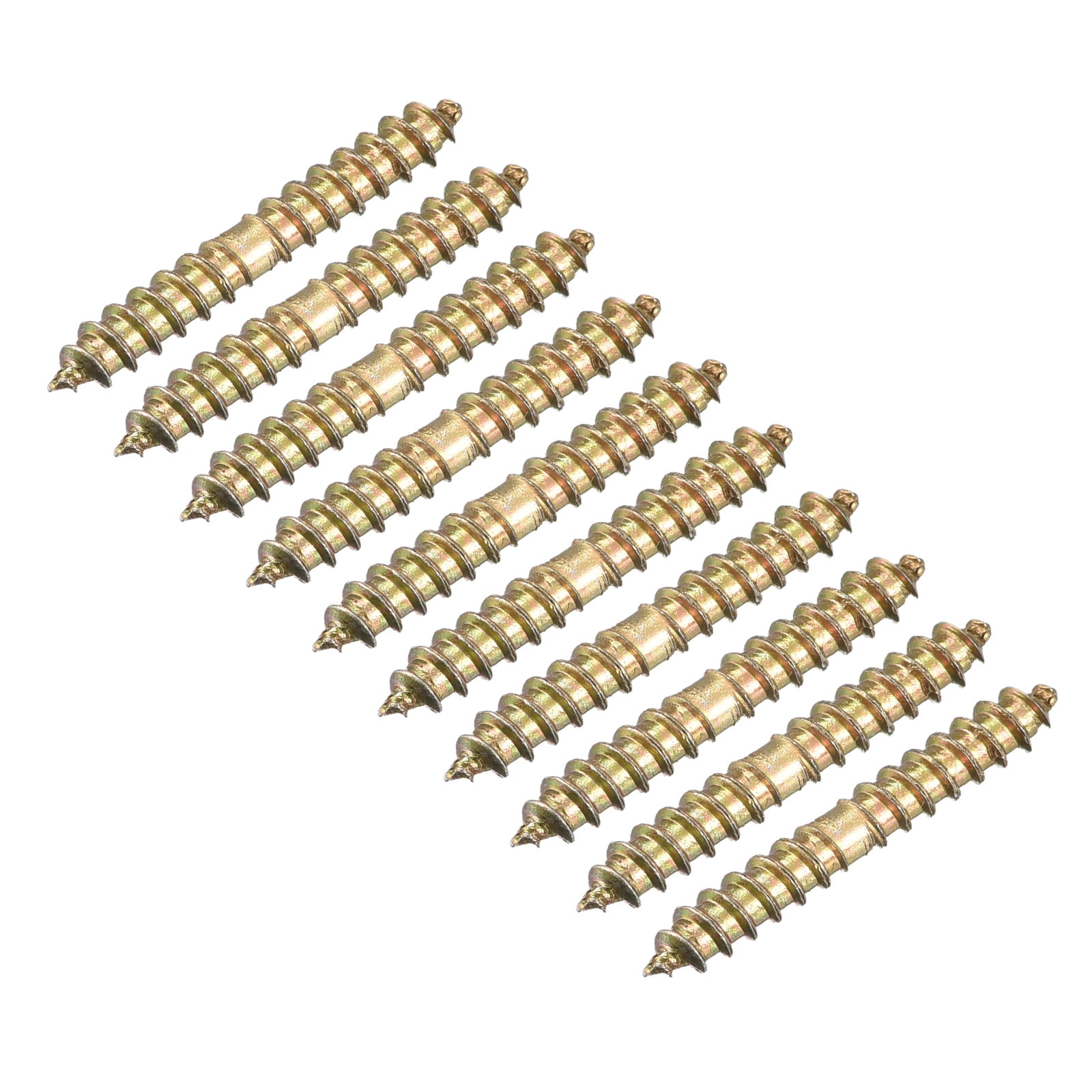 4x25mm Hanger Bolts, 24 Pack Double Ended Thread Wood to Wood Dowel ...