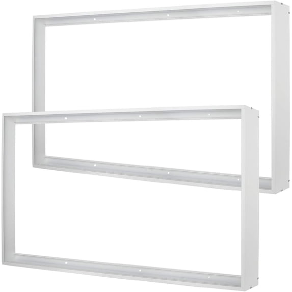 4x2FT Surface Mount Kit, 2 Set Aluminium Surface Mounting Bracket Kit ...