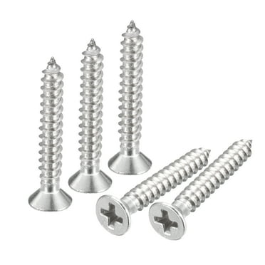 14-10X1 1/4 Phillips Oval Self Tapping Screw Type A Fully Threaded Zinc ...