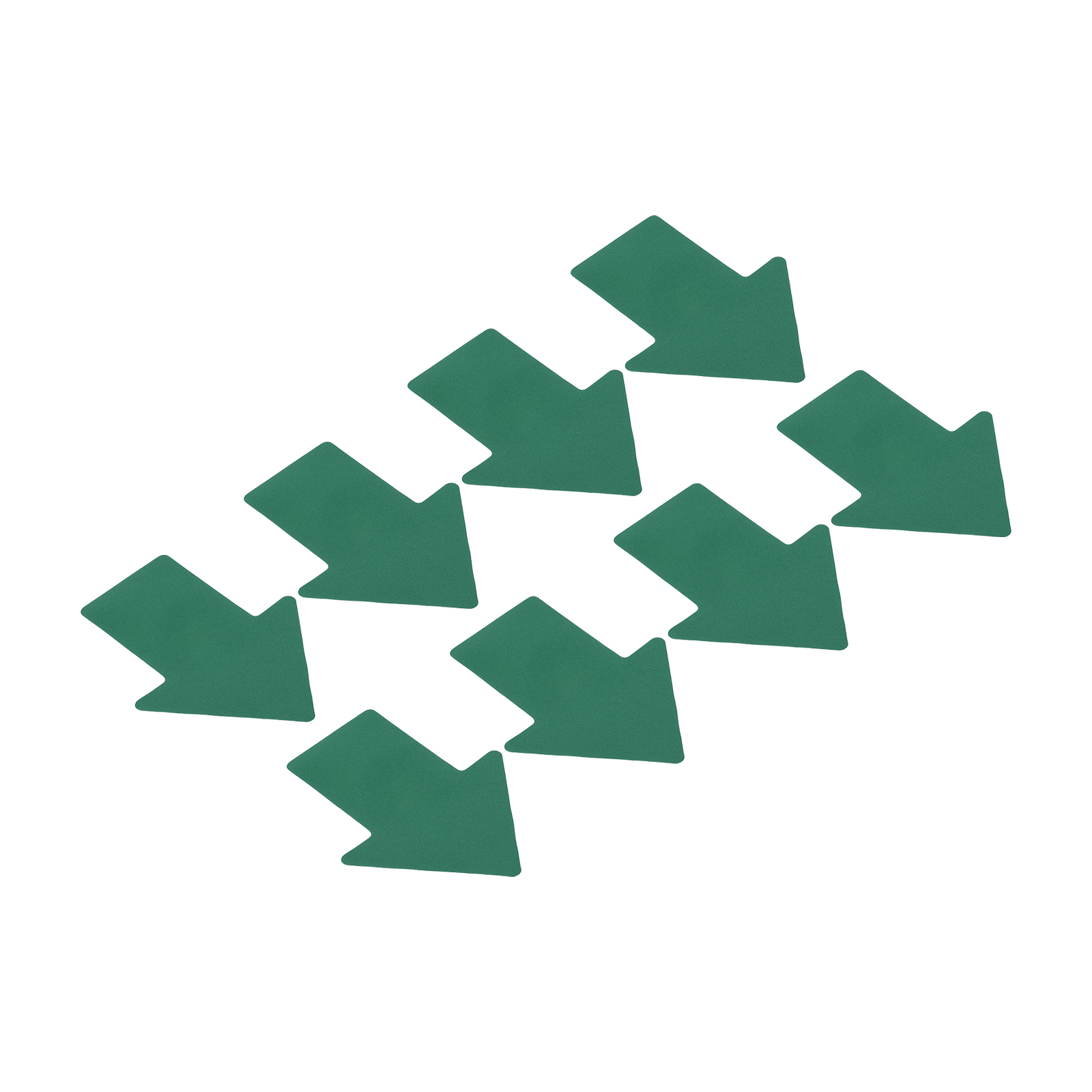 4x3" Arrow Sticker Directional Sign Frosted Finish Adhesive Removable ...