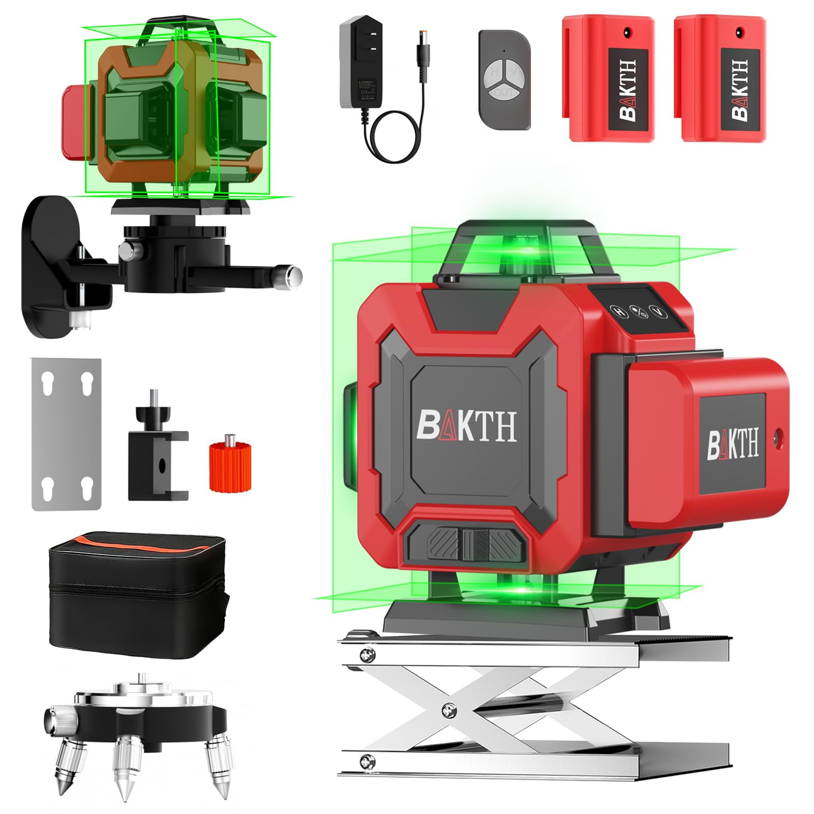 4x360 Laser Self-Leveling: 16 Lines Beam Lazer Tool for Construction ...