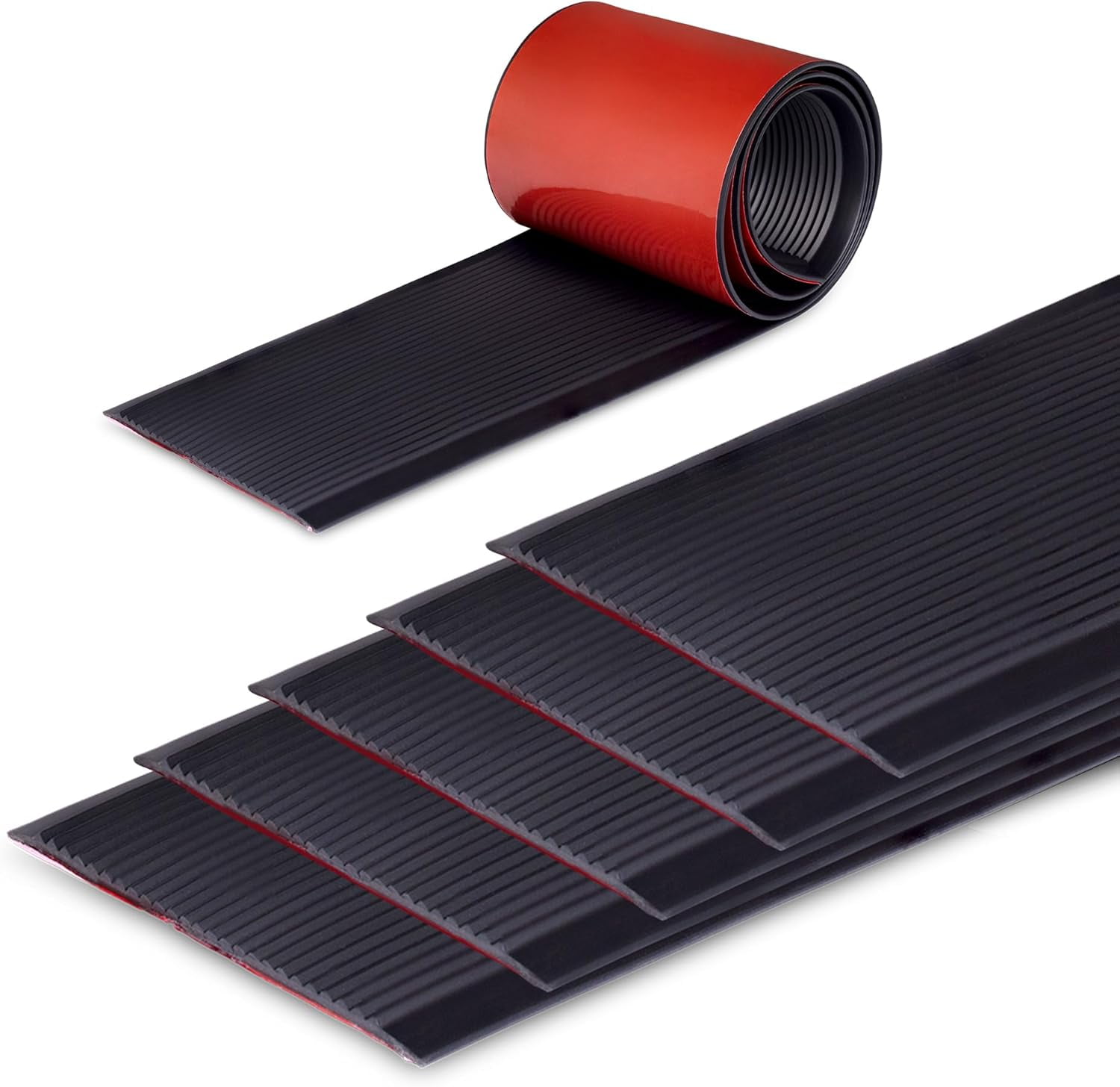 4x36in Anti-Slip Stair Treads (5-Pack) - Waterproof Indoor/Outdoor ...