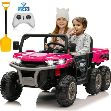 Joyracer 24V Ride on Toys, 4WD Powered Ride on UTV with Remote Control ...