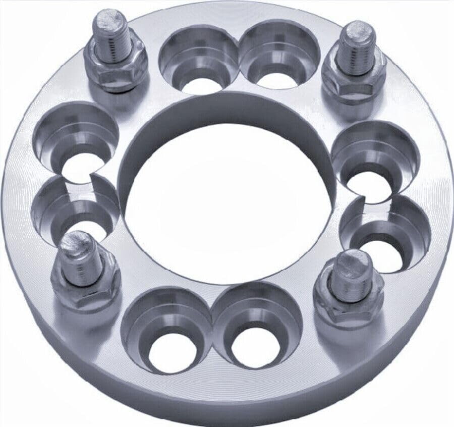 4x4.25 to 4x4.5 Wheel Adapters 1" 25mm Use 4x114.3 Rims On 4x108 Car 12x1.5 Grade 12.9 Studs One ...